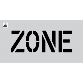 6-inch ZONE Stencil