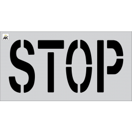 18-inch Stop Stencil