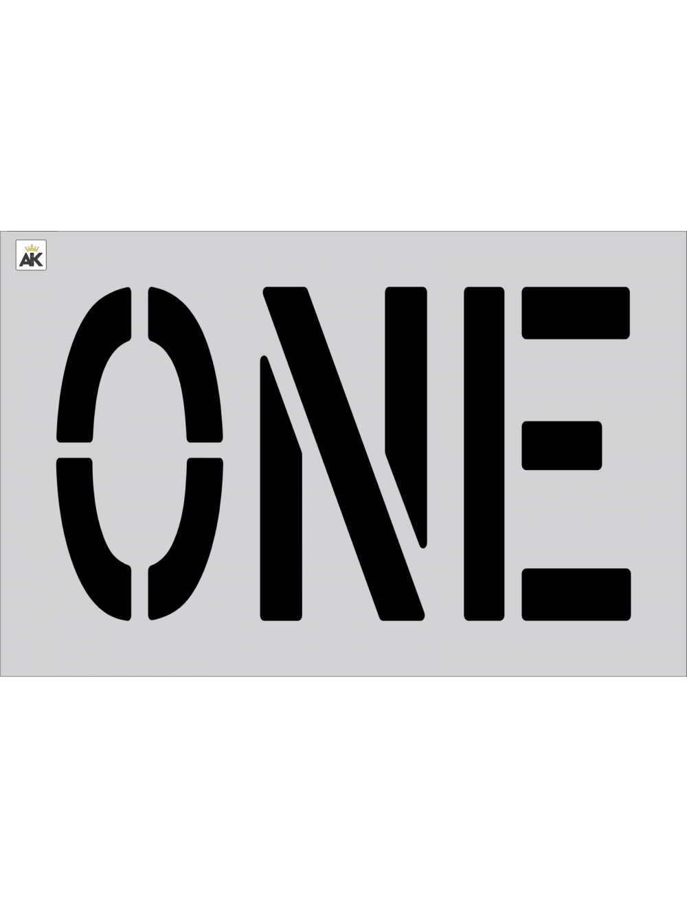 18-inch ONE Stencil